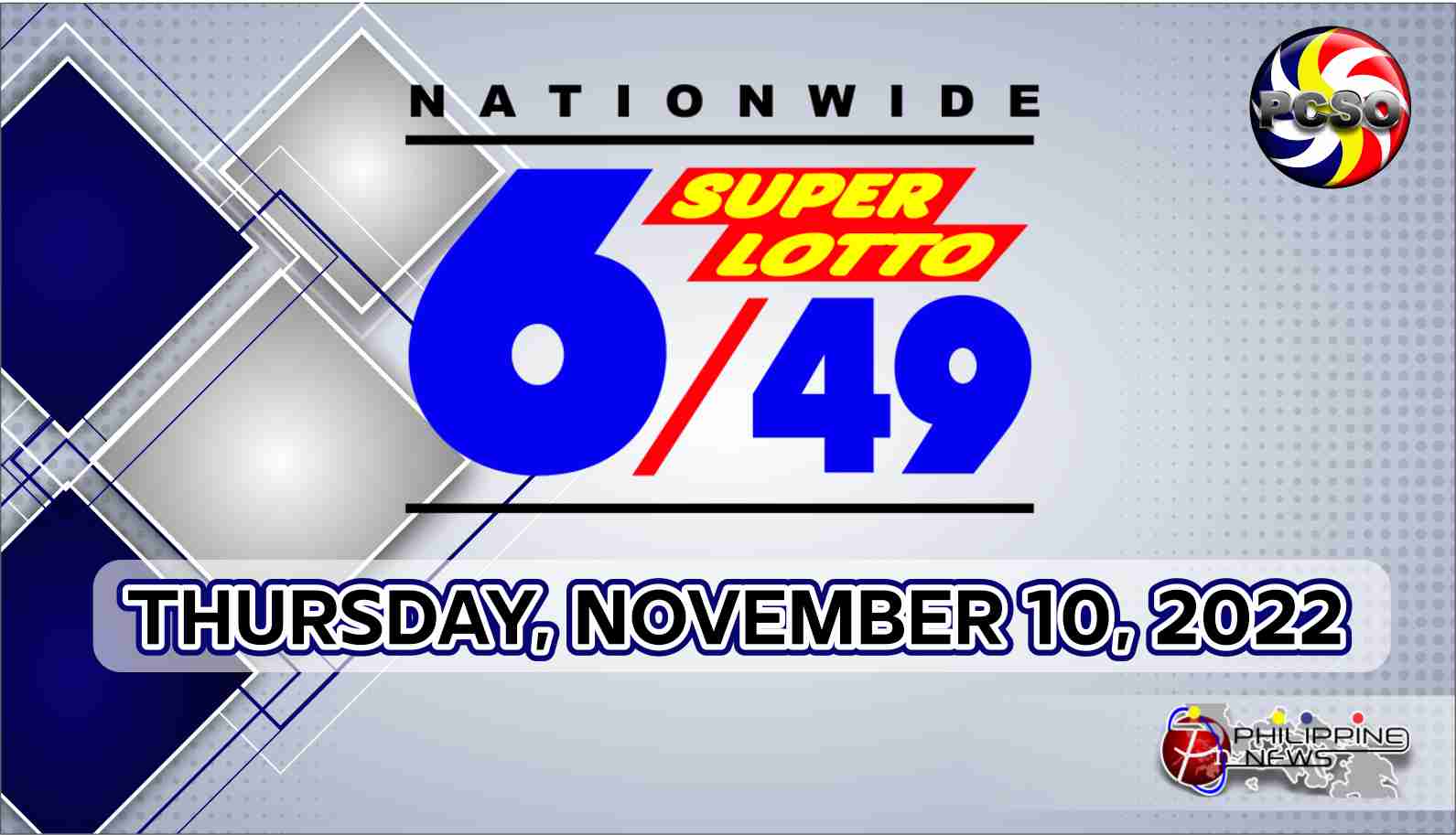 6/49 LOTTO RESULT Today, Thursday, November 10, 2022 - Official PCSO Lotto Result