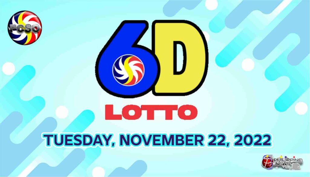 6D LOTTO RESULT Today, Tuesday, November 22, 2022 - Official PCSO Lotto ...