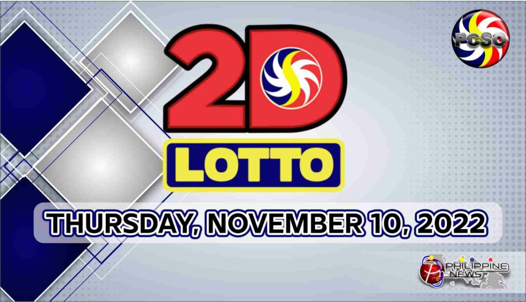 2D LOTTO RESULT Today, Thursday, November 10, 2022 - Official PCSO ...