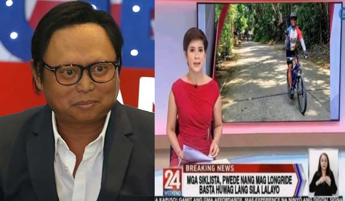 Arnold Clavio to Cyclists Meme: “Hindi ko na matiis… Fake News”