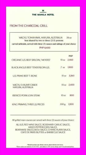 Champagne Room (Menu, Price, and Other Details)