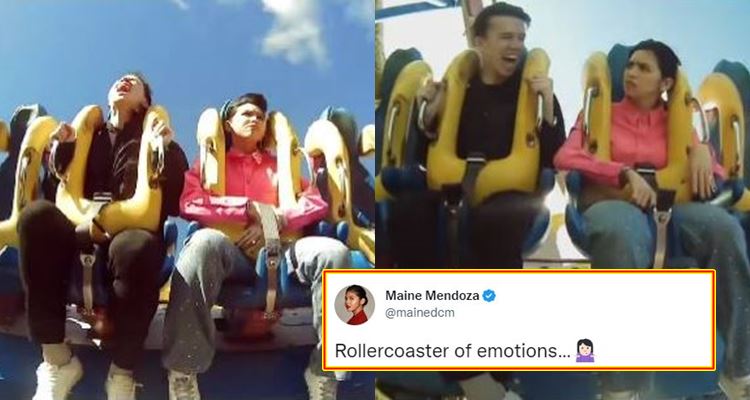 Maine Mendoza and Arjo Atayde Epic Roller Coaster Ride
