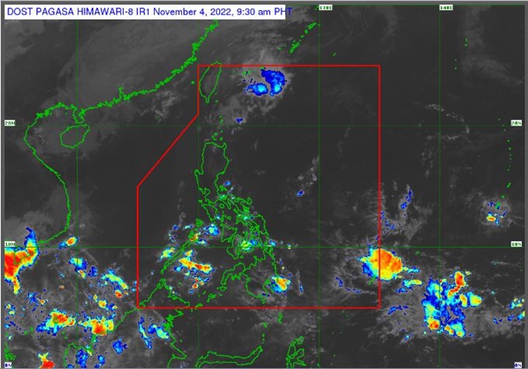 PAGASA Releases Latest Weather Update for Friday (November 4, 2022)