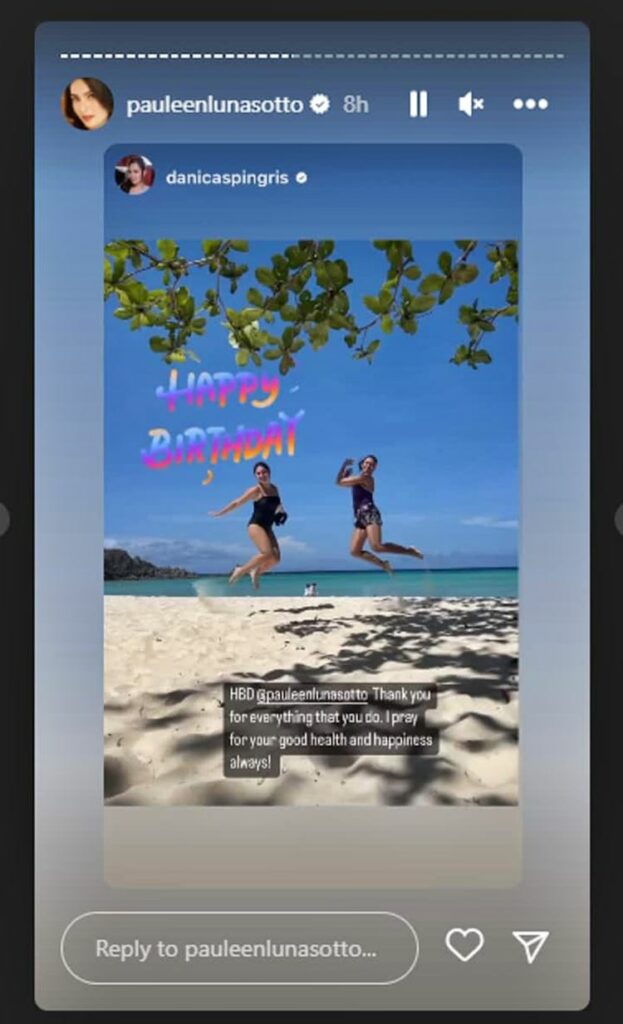 Pauleen Luna Receives Sweet Message From Danica Sotto