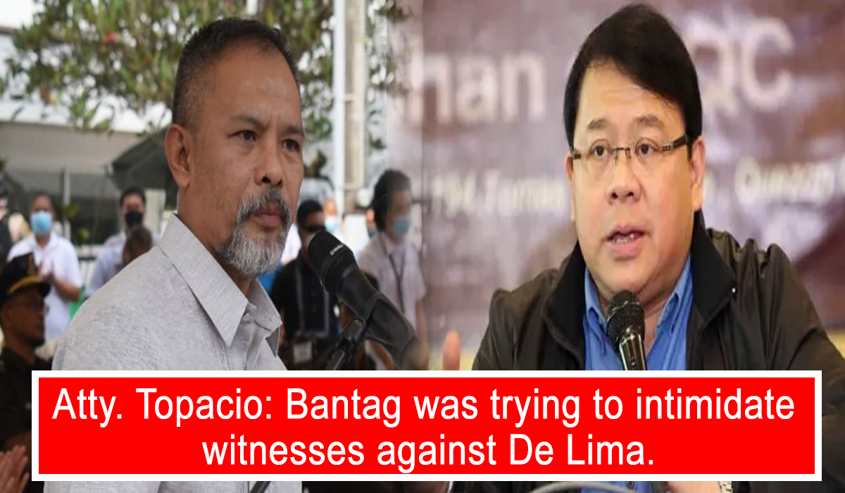 Atty Ferdinand Topacio Reveals Wicked Personality of Bantag