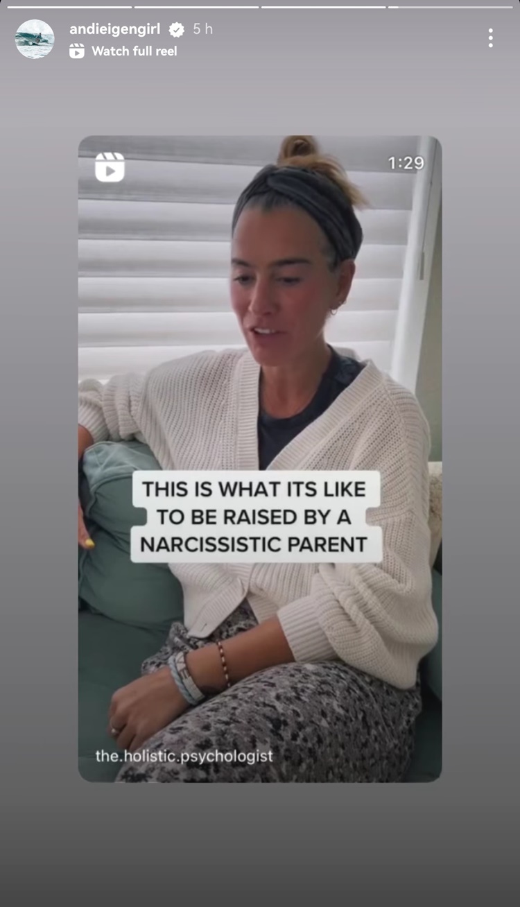 Andi Eigenmann Shares Narcissistic Parent Post, Is This For Jaclyn Jose?