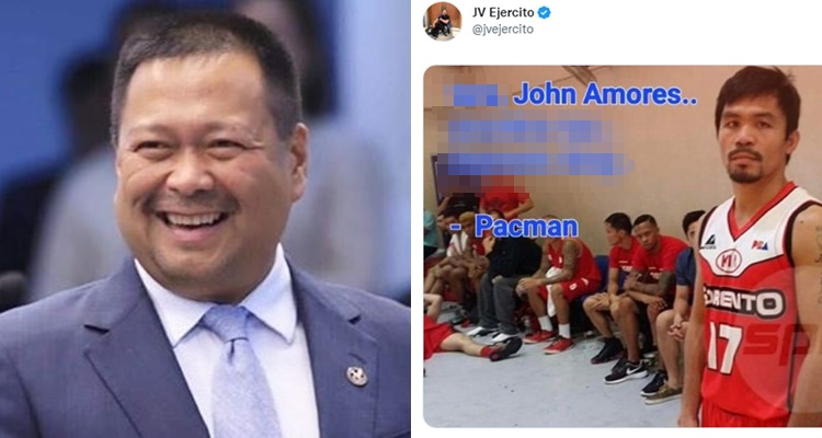 JV Ejercito Tweets About John Amores, Netizens Criticize Senator