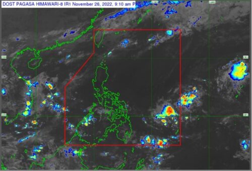 PAGASA Releases Latest Weather Update for Saturday (November 26, 2022)