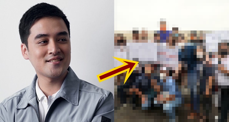 Vico Sotto Thought People w/ Placards "Nagwewelga"