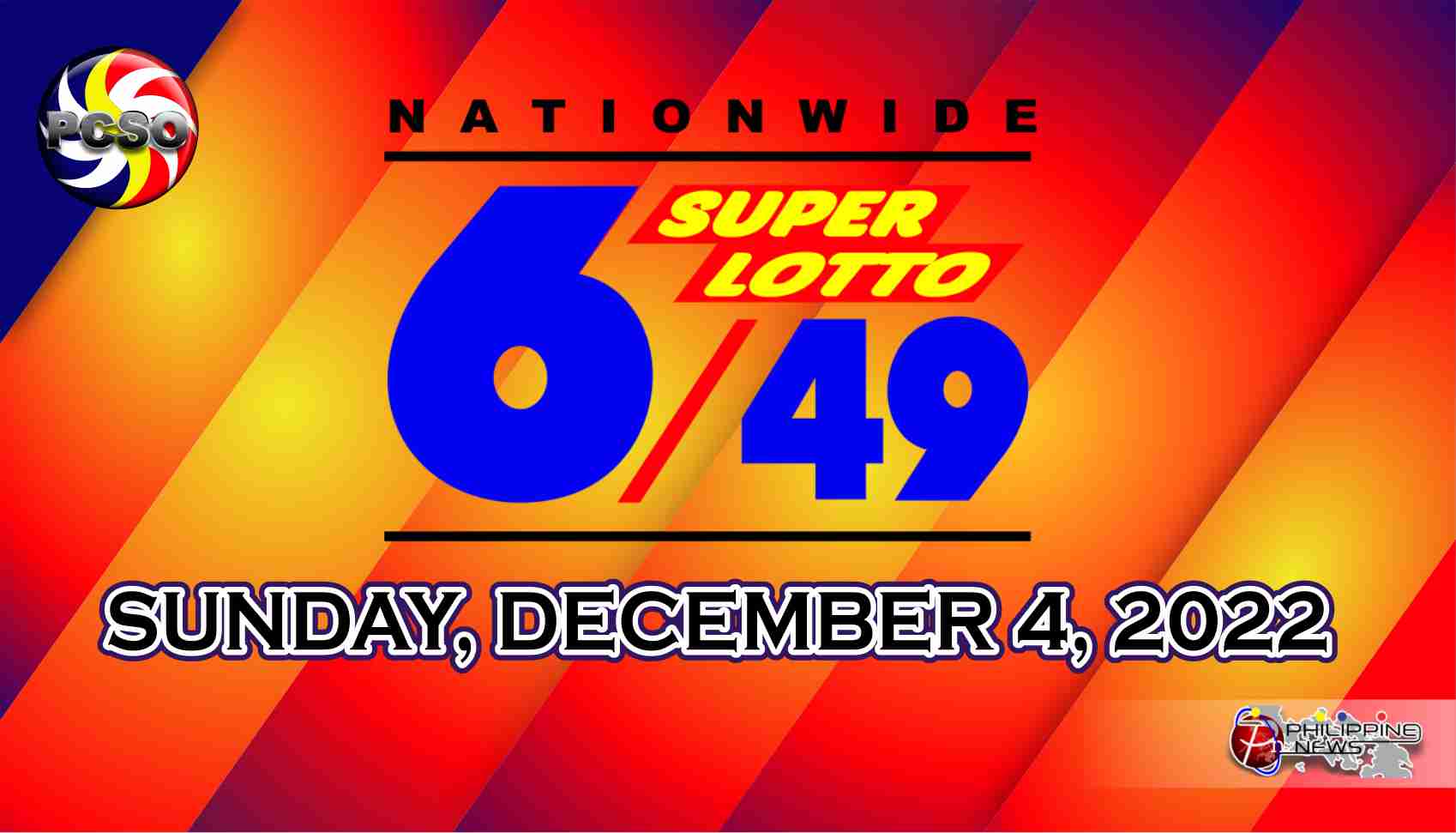 6/49 LOTTO RESULT Today, Sunday, December 4, 2022 - Official PCSO Lotto ...