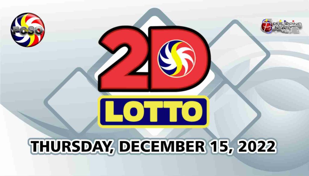 2D LOTTO RESULT Today, Thursday, December 15, 2022 - Official PCSO ...