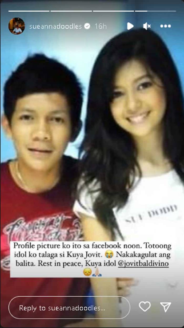 Sue Ramirez Shares Old Profile Pic On Facebook W/ Jovit Baldivino