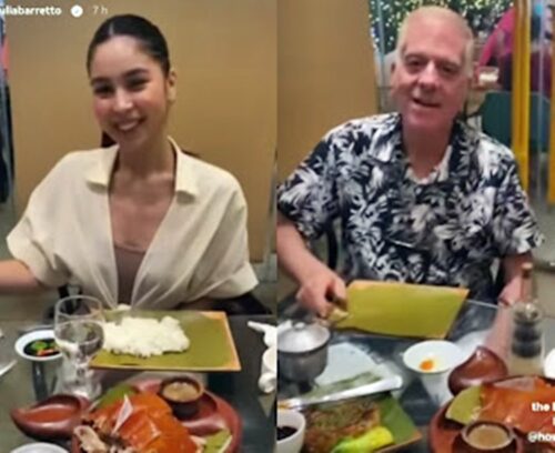 Julia Barretto Bonds With Gerald Anderson's Dad