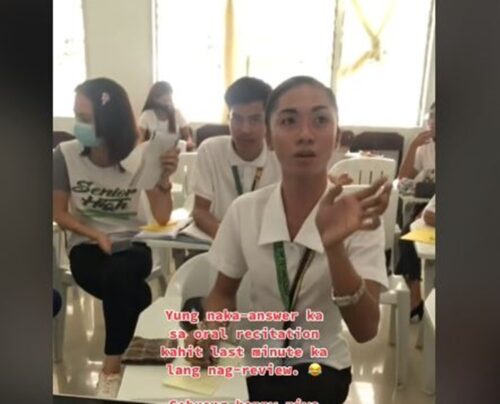 Teacher Shares Hilarious Reactions of Student Who Slayed Oral Recitation