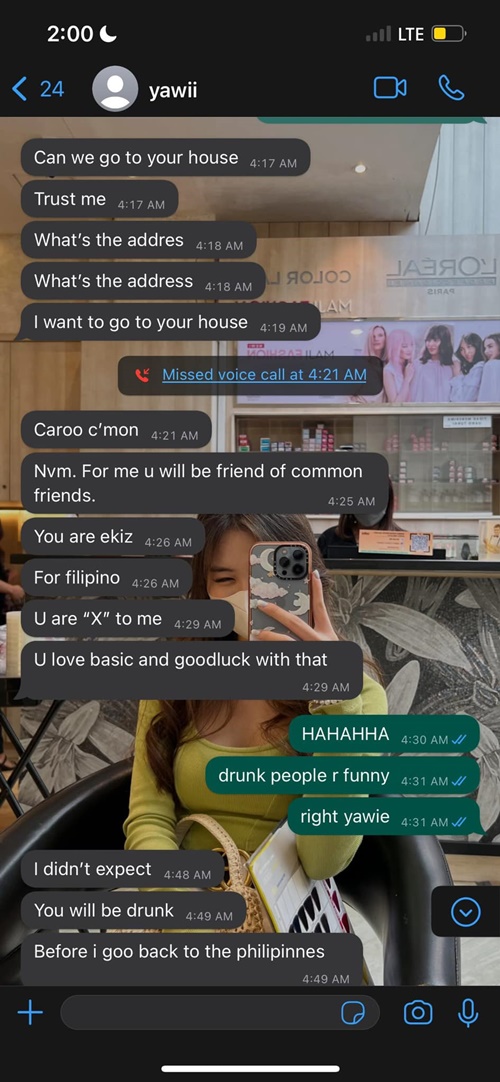 Yawi Cabrera Leaked Conversation W/ Girl Goes Viral