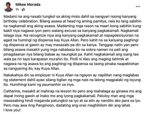 Mikee Morada Admits Alex Gonzaga Is At Fault, Speaks About Her Issue