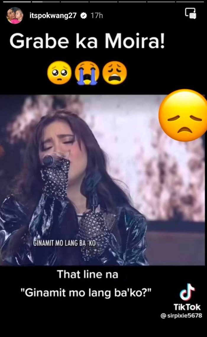 Pokwang Reacts To Moira dela Torre's Latest Hugot Song