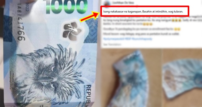 Netizen Accidentally Irons Pants w/ P1000 Polymer Banknote Inside its ...