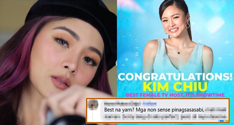 Kim Chiu Best Female TV Host Award Criticized By Netizens