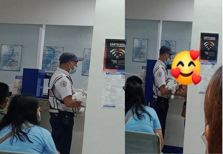 Security Guard Earns Praises Online for Babysitting Client’s Child