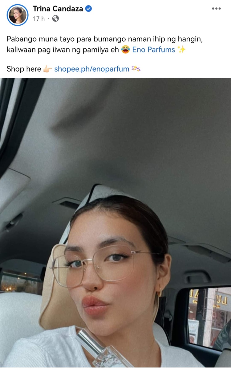 Trina Candaza reveals Ex's 'Single, ready to mingle' post while they're still together