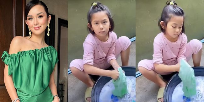 Beauty Gonzalez Daughter Olivia Spotted Doing Laundry (Video)