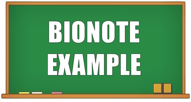 Bionote Example - Magbigay Ng Halimbawa Ng Bionote