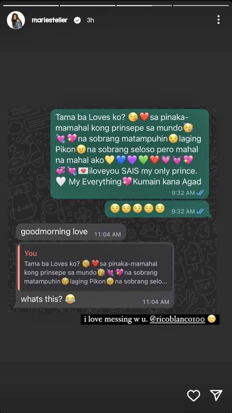 Maris Racal "Messing" with Rico Blanco, Shares Cute Conversation