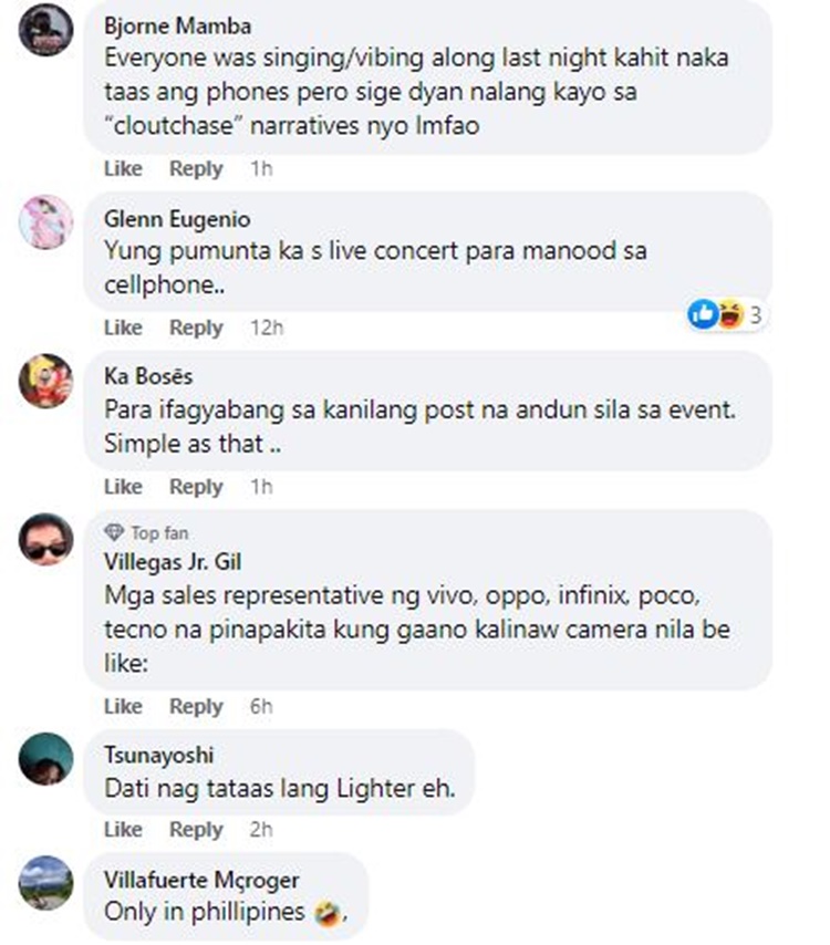Male Netizen During December Avenue Concert: “POV: Nanood ka ng cellphone”