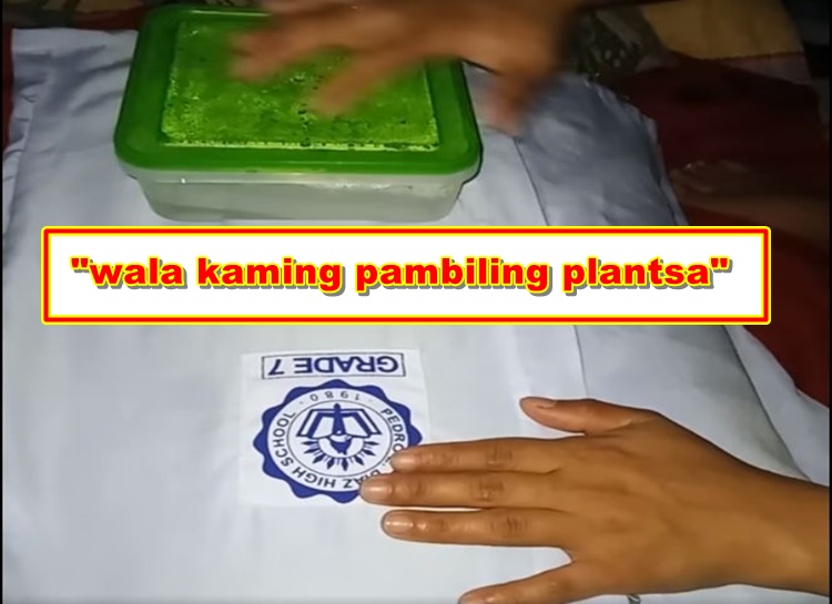 Resourceful Dad Uses Tupperware w/ Hot Water to Iron Child’s Uniform