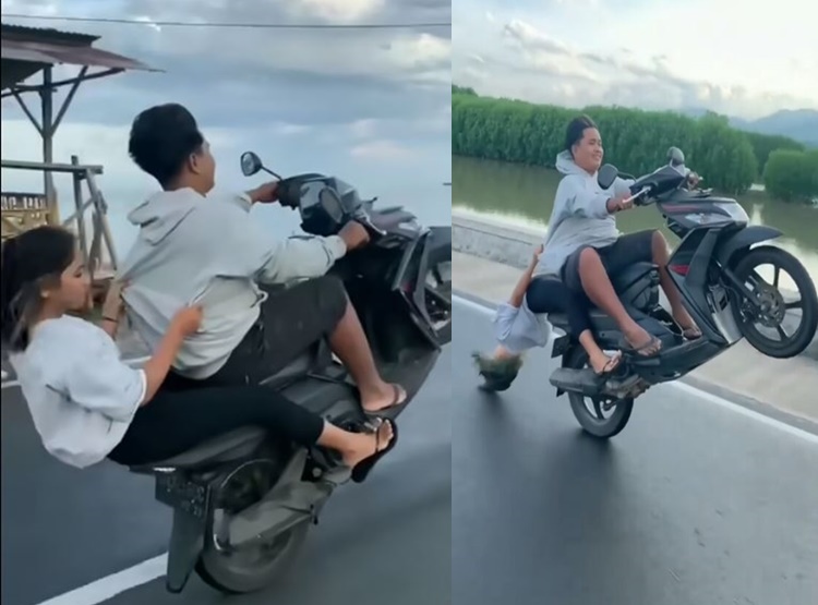 Kamote Rider Flexing Dangerous Stunts in Public Road Enrages Netizens
