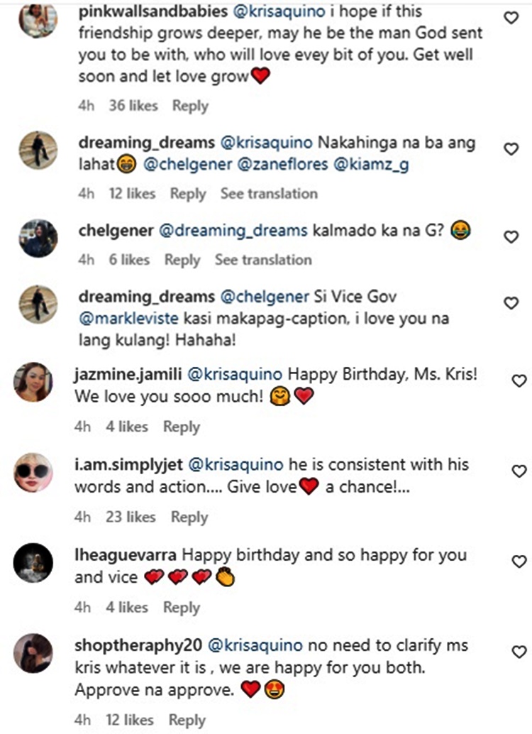 Kris Aquino Clarifies Relationship with Mark Leviste