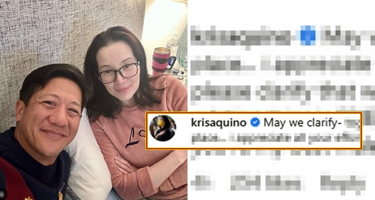 Kris Aquino Clarifies Relationship with Mark Leviste