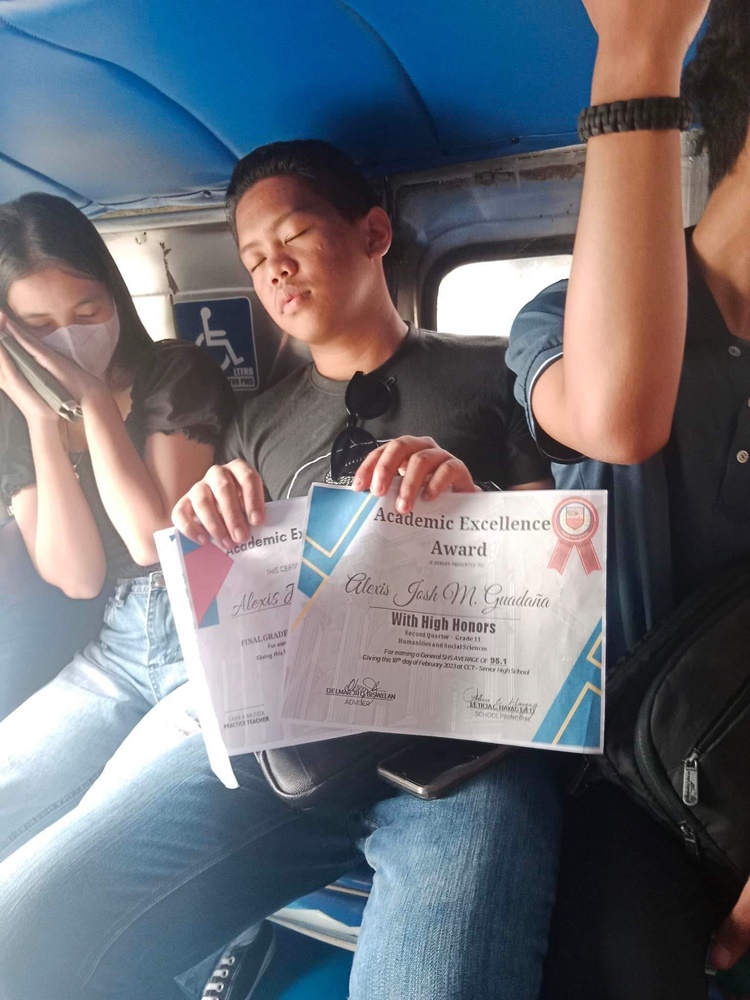 Male Student Goes Viral for Flexing Academic Award Wherever He Goes