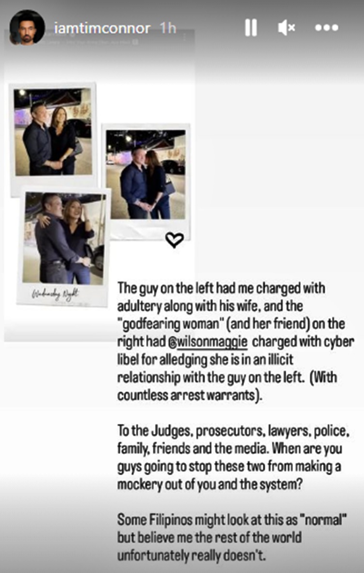 Victor Consunji Photo w/ Rumored Kabit, Tim Connor Says "Mockery"