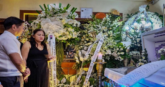 Bongbong Marcos Visits Wake of Negros Oriental Governor Roel Degamo