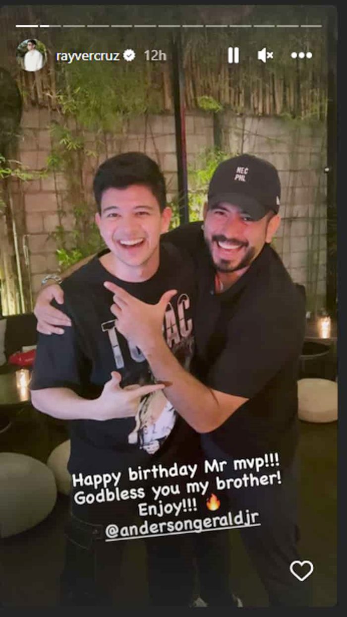 Gerald Anderson Gets Birthday Greetings From Rayver Cruz