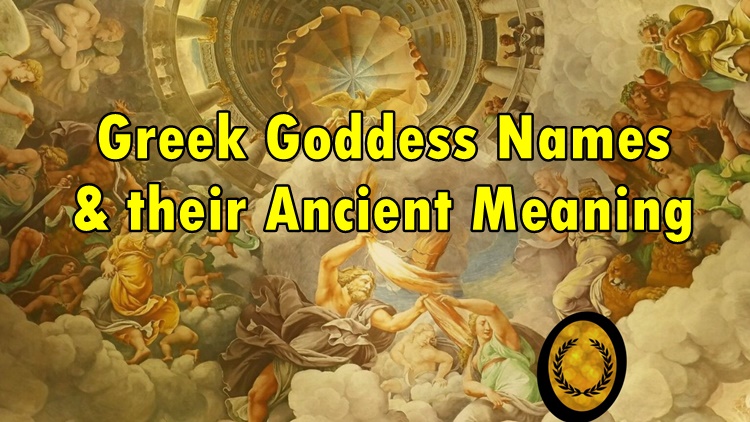 Greek Goddess Names & their Ancient Meanings - LIST