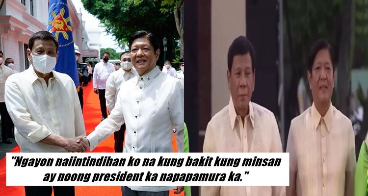 President Bongbong Marcos Greets Former President Duterte