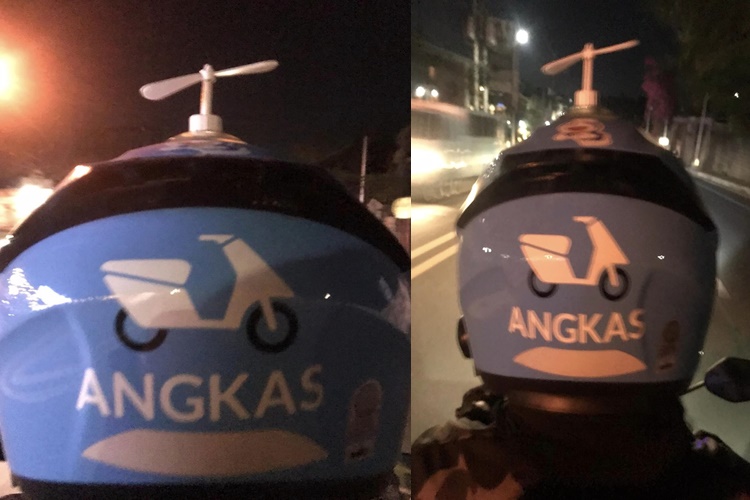 Male Netizen to Angkas Rider w/ ‘Elesi’ on Helmet “baka biglang lumipad”