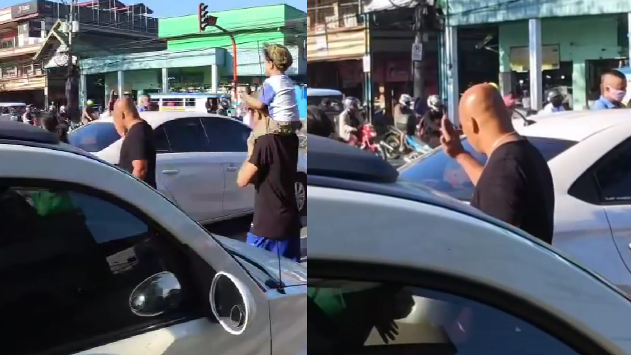 Man Walking Smashes Car Blocking Pedestrian Lane Goes Viral