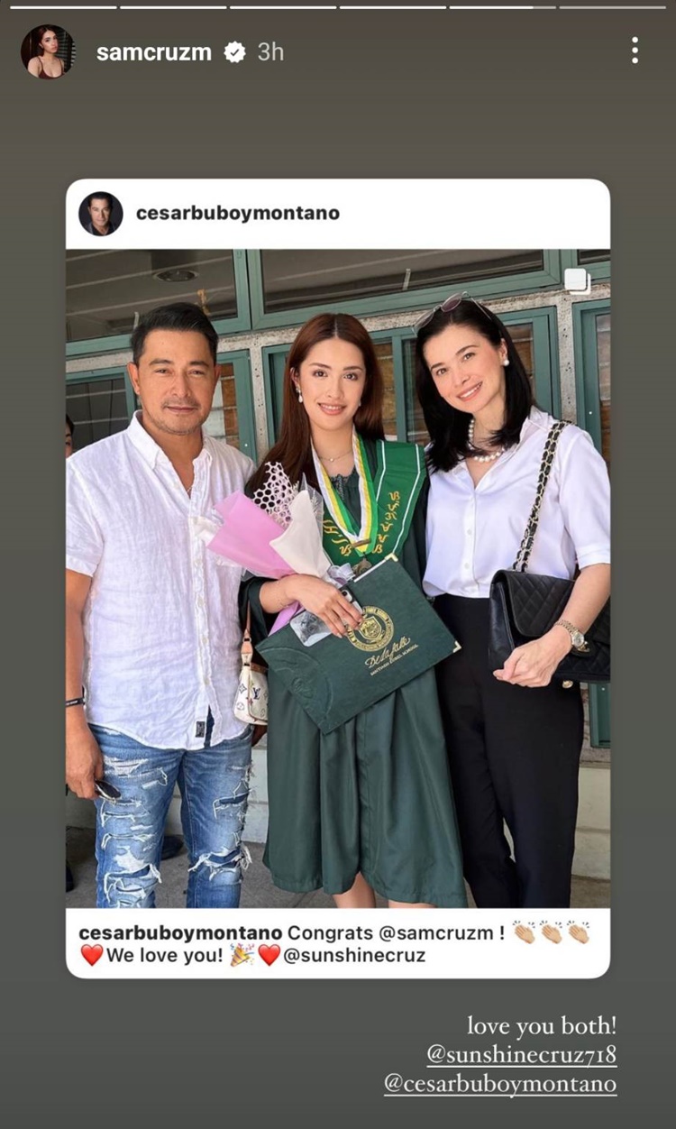 Cesar Montano, Ex-wife Sunshine Cruz Reunite For Daughter Sam's ...
