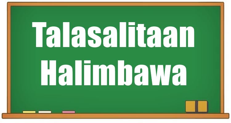 Talasalitaan Halimbawa At Ang Kahulugan Nito