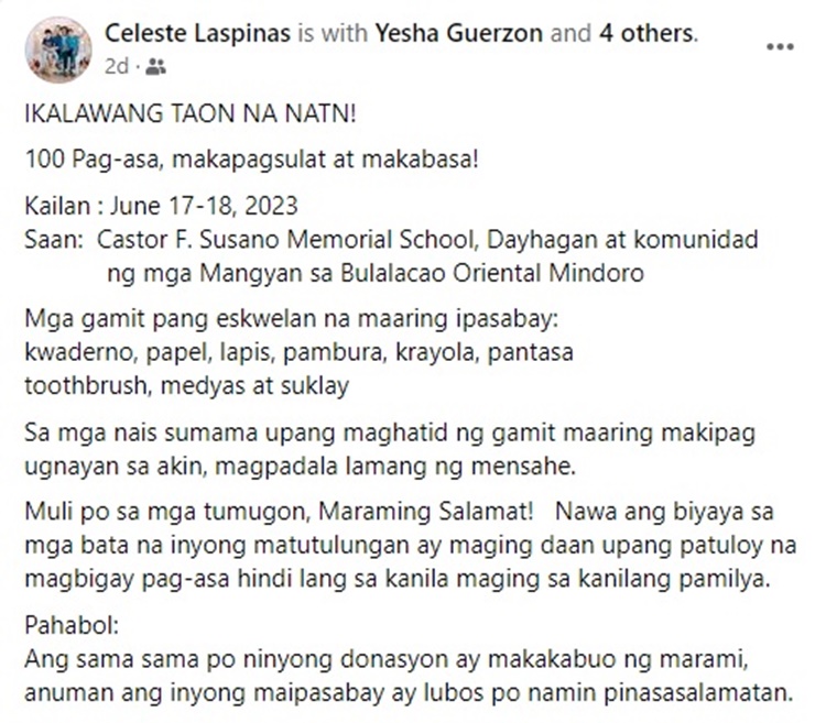 Meet Teacher Celeste Who Launches Donation Drives to Help Communities ...