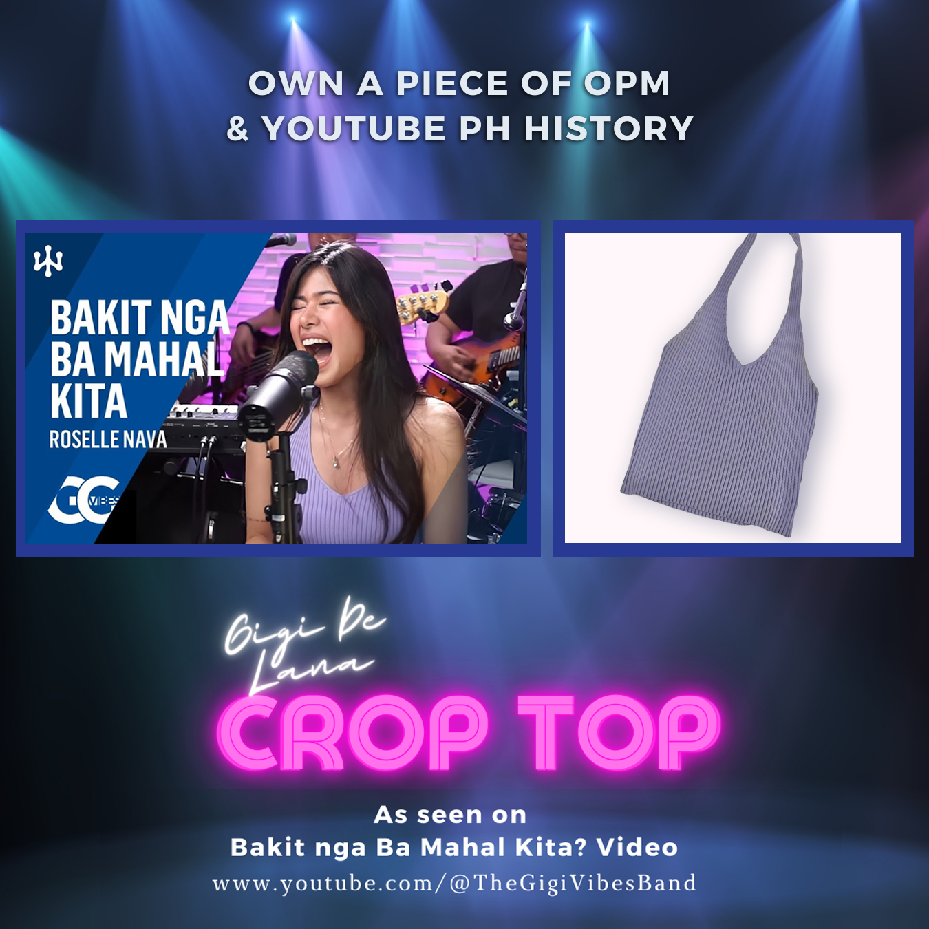 Gigi De Lana Iconic Crop Top for Auction Elicits Reactions Online