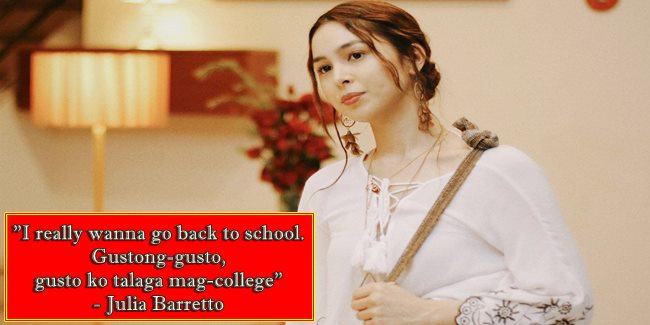 Julia Barretto Plans To Finish Studies Abroad Before She Turns 30