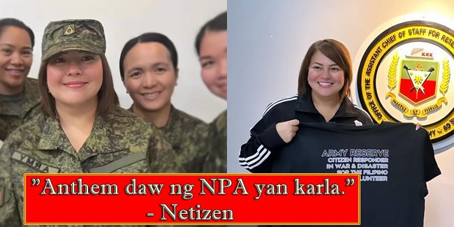 Karla Estrada Uses NPA Theme Song To Honor AFP (Video)