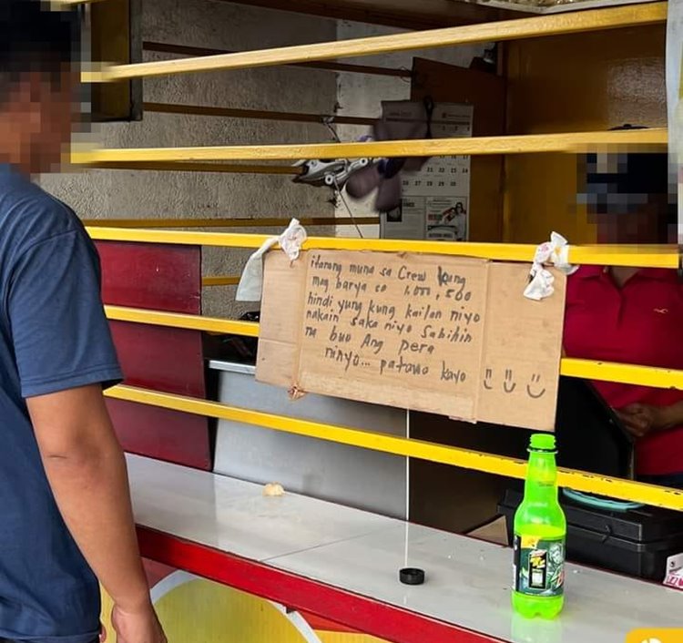 Hilarious Note at Angel’s Burger Earns Reactions Online