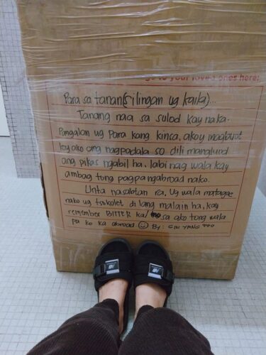 Pinay OFW Goes Viral Due to Funny Message She Wrote on her Balikbayan Box