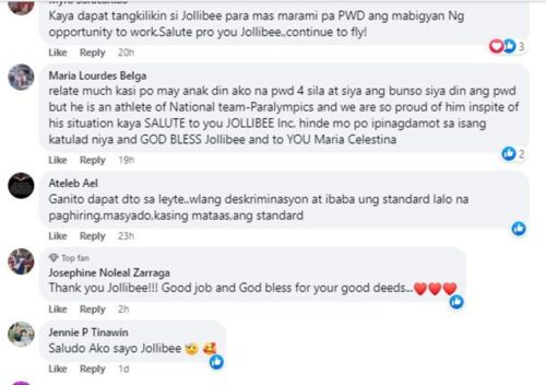 PWD Crew at Fast Food Restaurant Earns Customer's Admiration